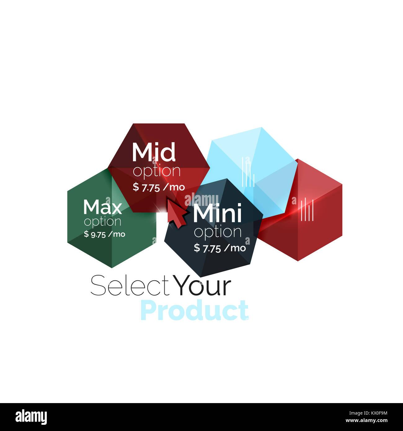 Option select template. background for business brochure or flyer ...