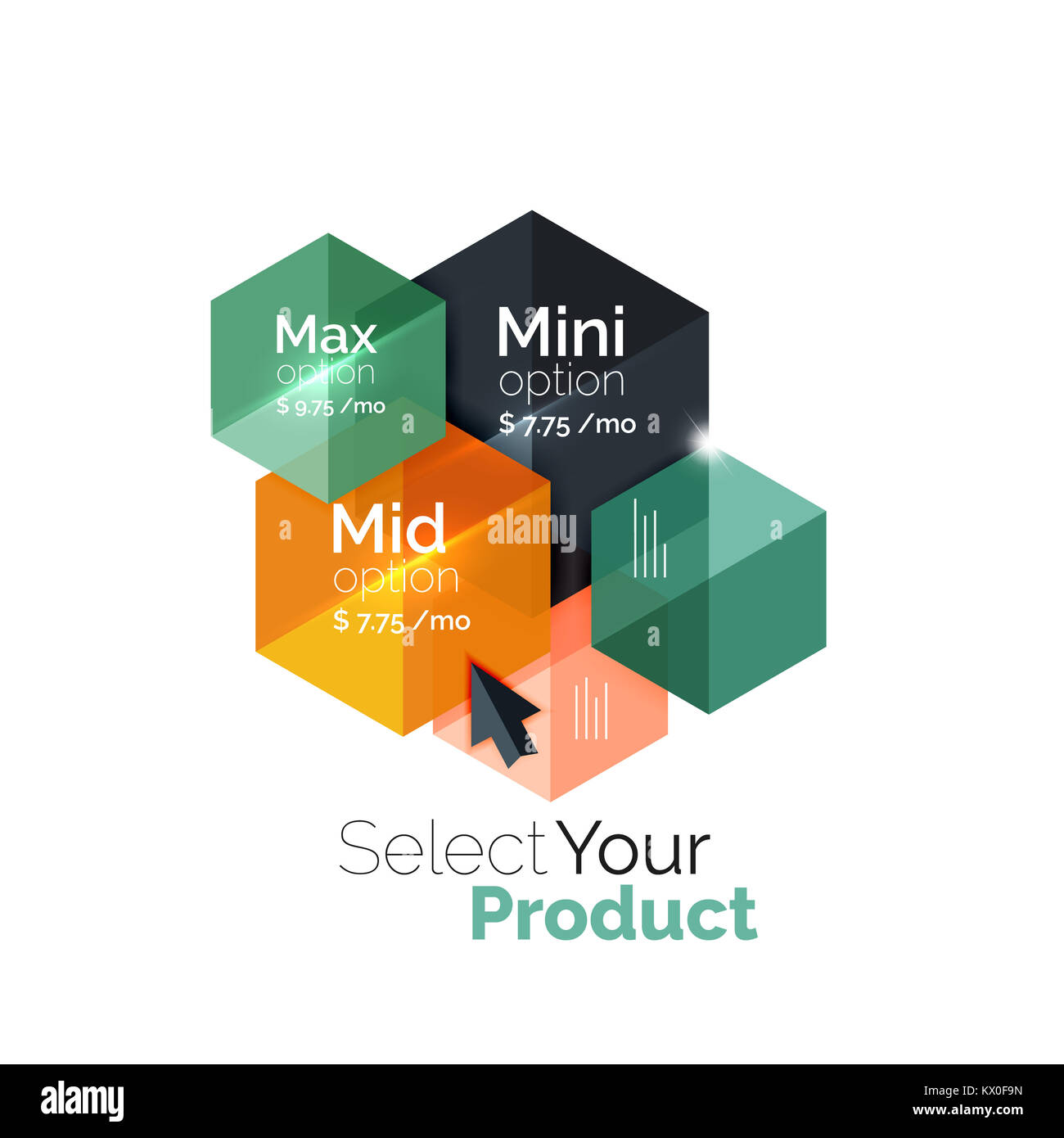 Option select template. background for business brochure or flyer ...