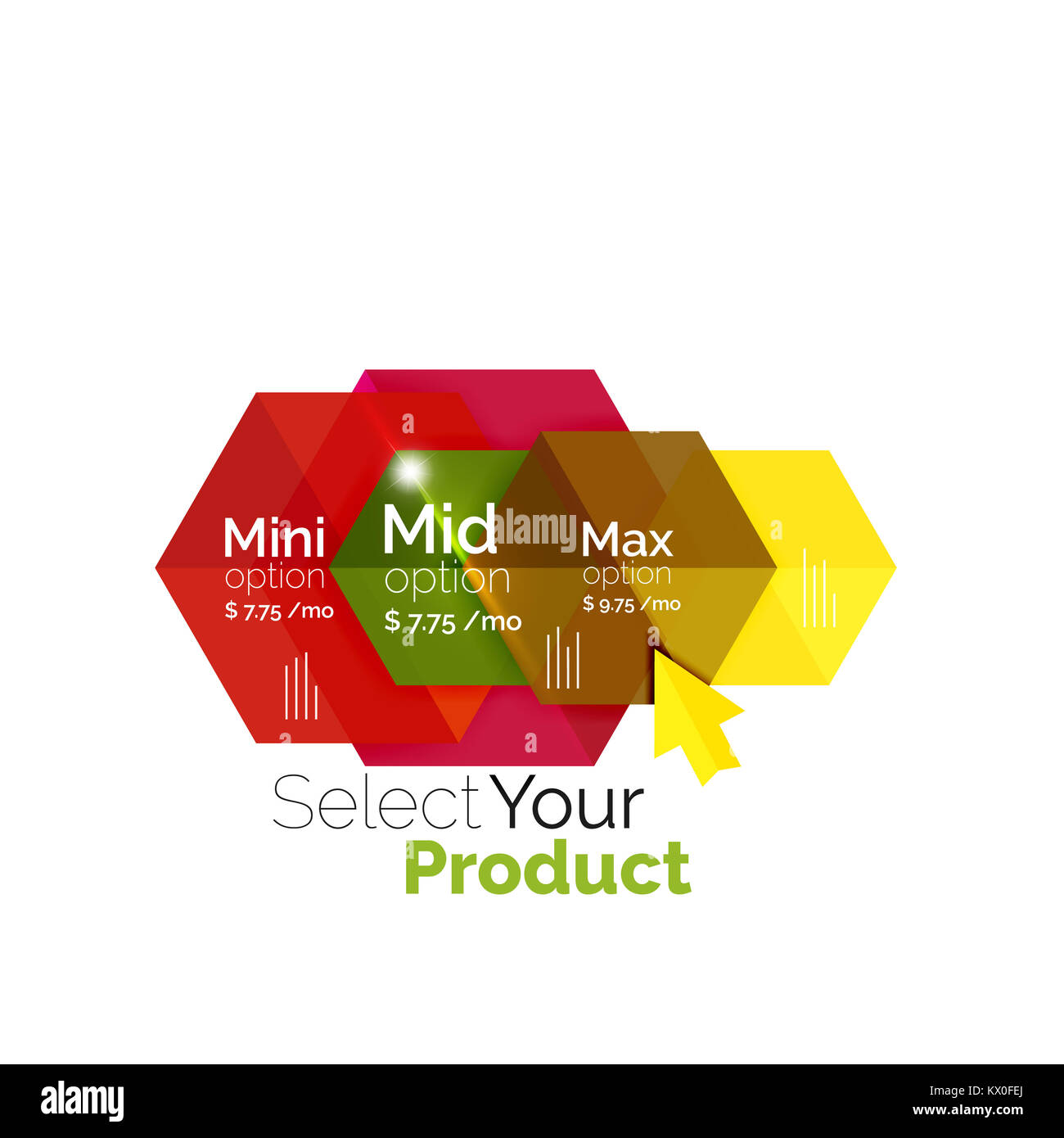 Option select template. background for business brochure or flyer ...