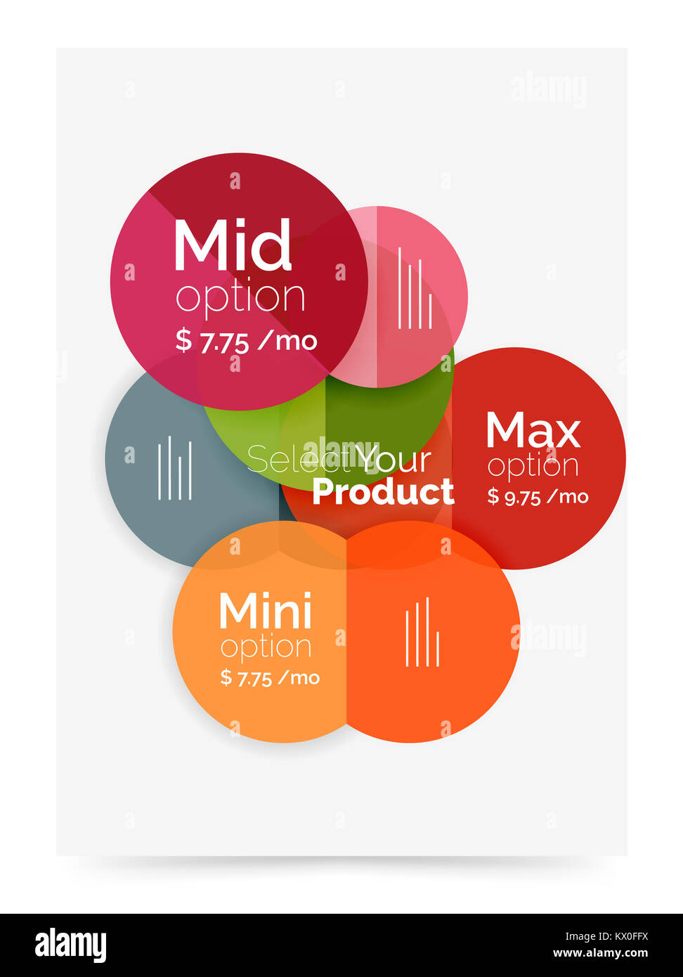 Business layout - select your product with sample options. A4 size ...