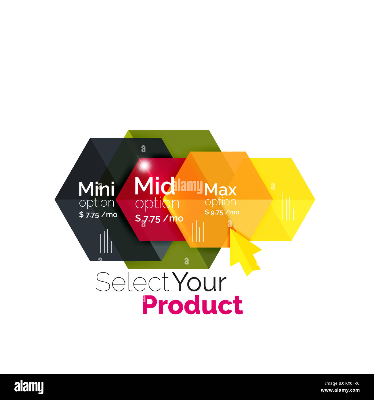 Option select template. background for business brochure or flyer ...