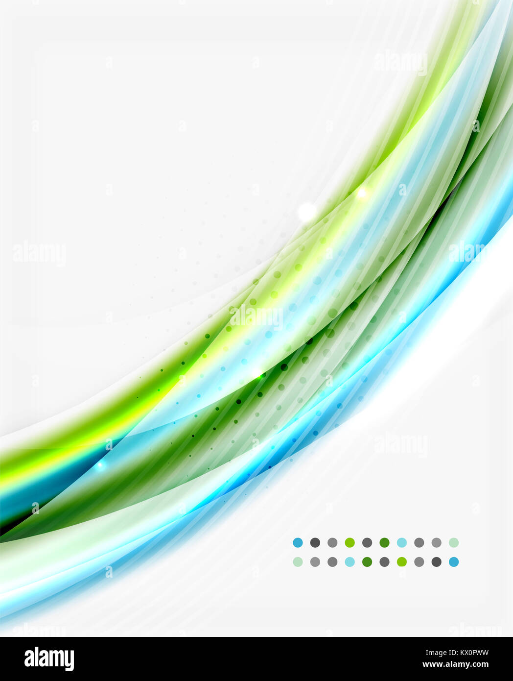 Translucent wave line, business or technology layout Stock Photo - Alamy