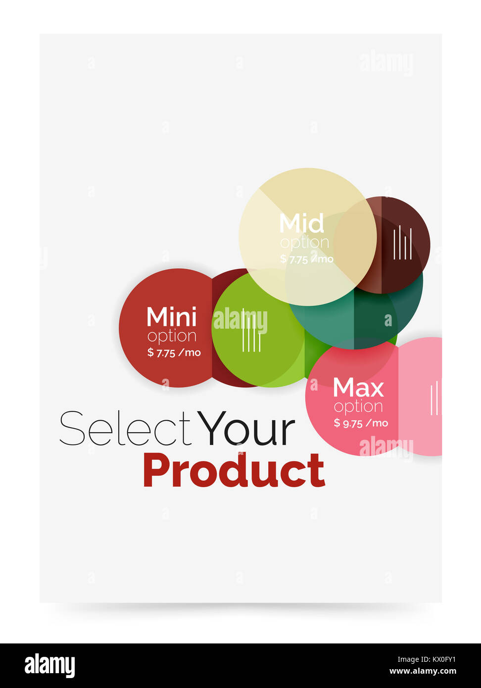 Business layout - select your product with sample options. A4 size ...
