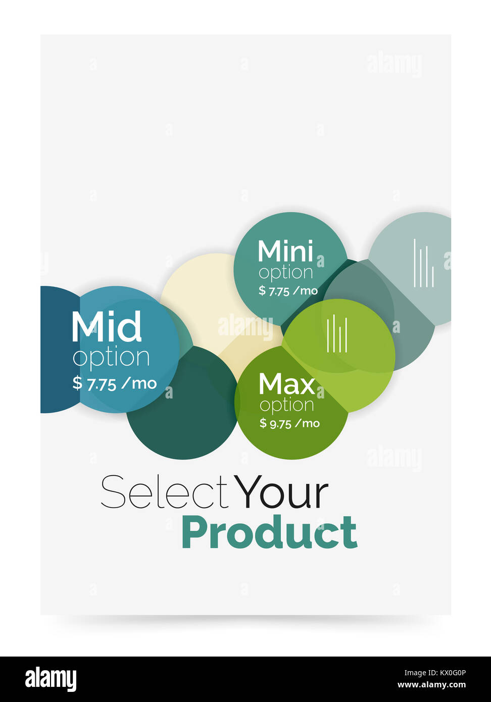Business layout - select your product with sample options. A4 size ...