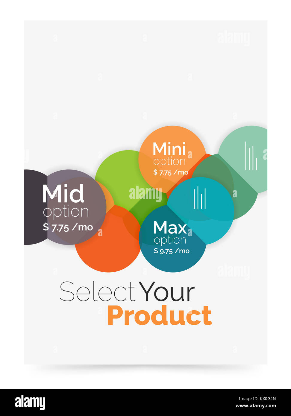 Business layout - select your product with sample options. A4 size ...