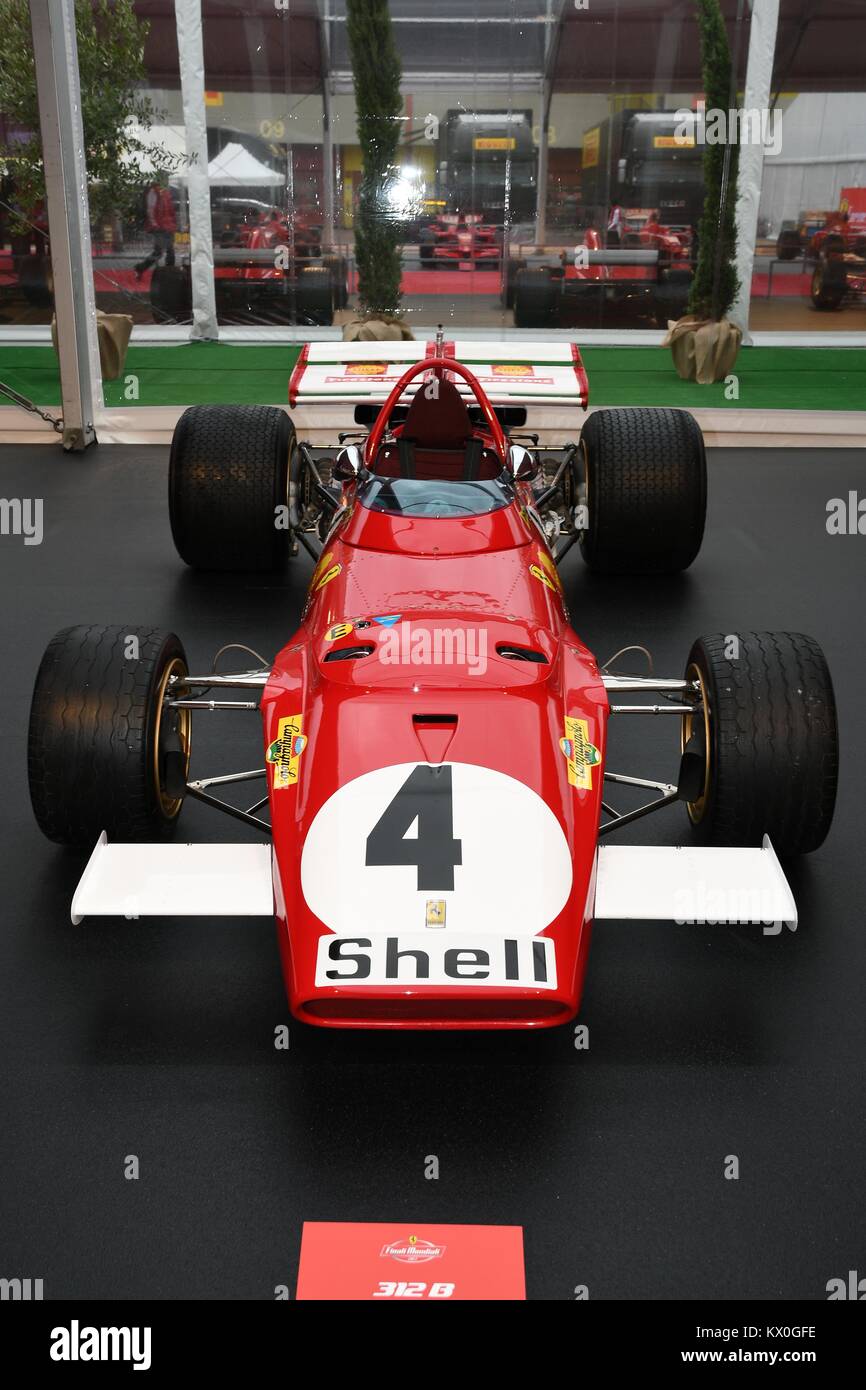 MUGELLO, IT, October, 2017: Vintage Ferrari F1 312 B 1970 of Clay ...