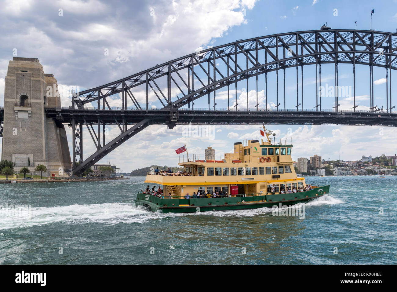 Sydney harbour bridge pylon hi-res stock photography and images - Alamy