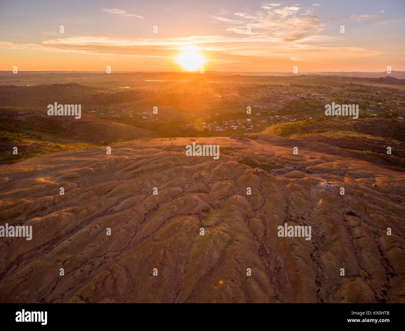 An aerial view of Domboshawa Mountain, Zimbabwe Stock Photo - Alamy