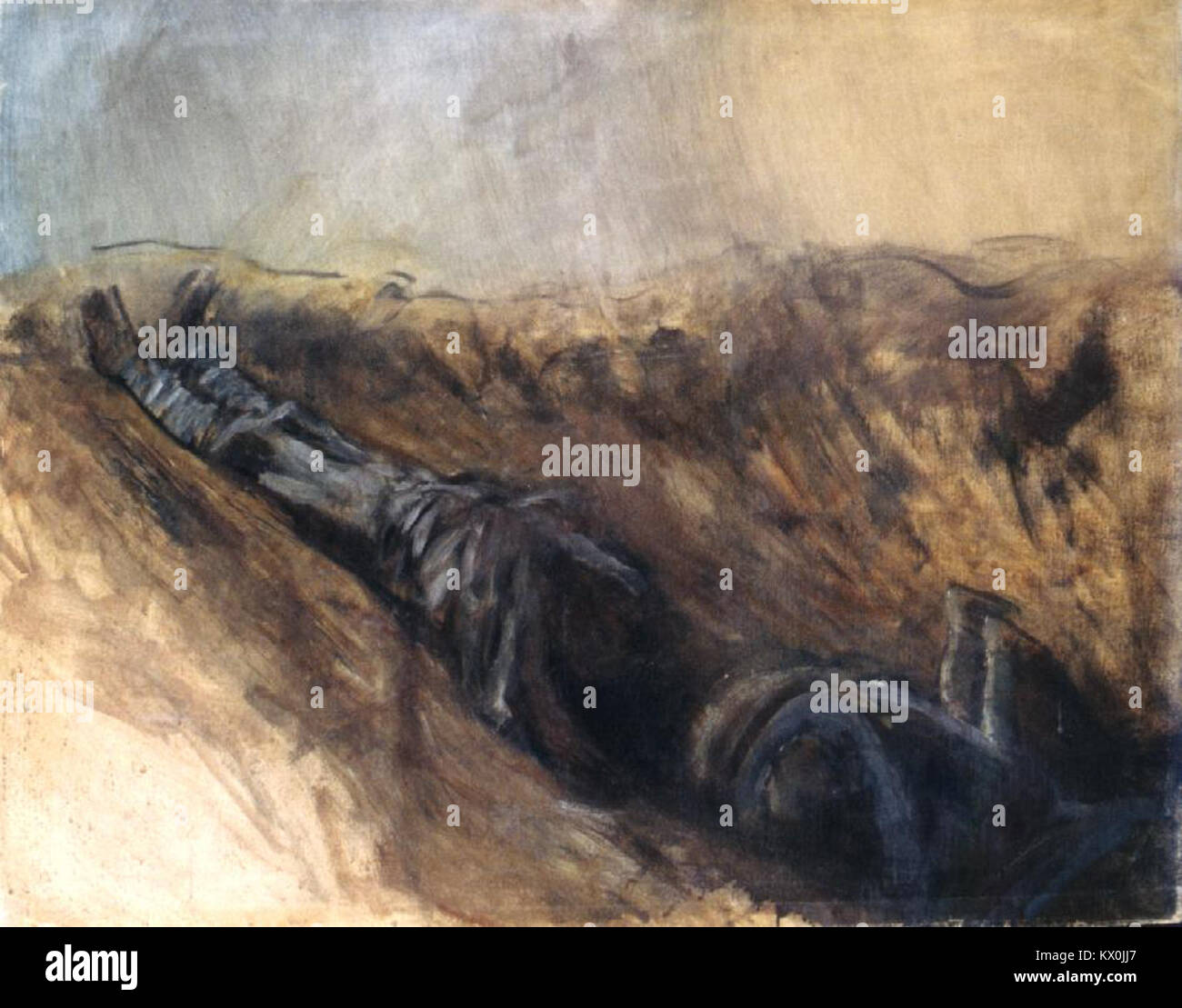 Trench soldiers painting hi-res stock photography and images - Alamy
