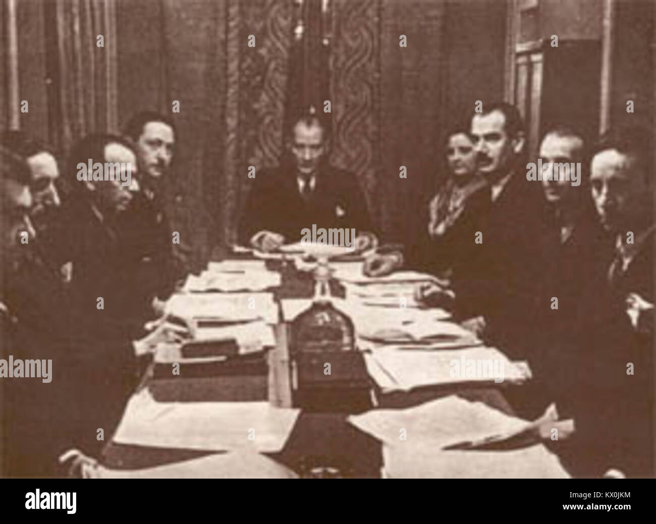 Meeting of the Turkish Language Association, 1933, Dolmabahçe Palace ...