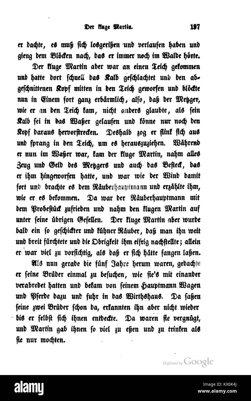 Meier's Swabian folk tale collection, number 197, illustrating German ...