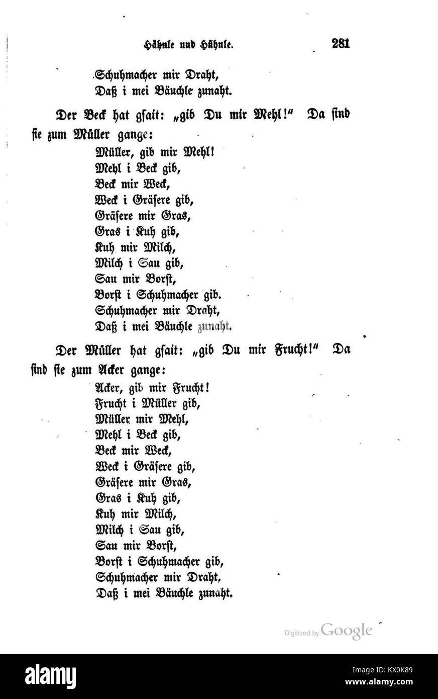 Volume of German folk tales from Schwaben, preserving traditional ...