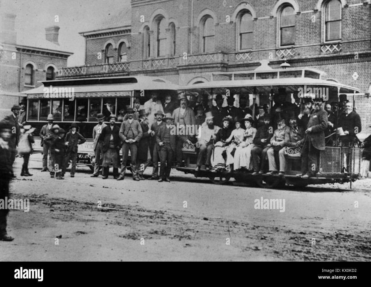 Melbournes tram network hi-res stock photography and images - Alamy