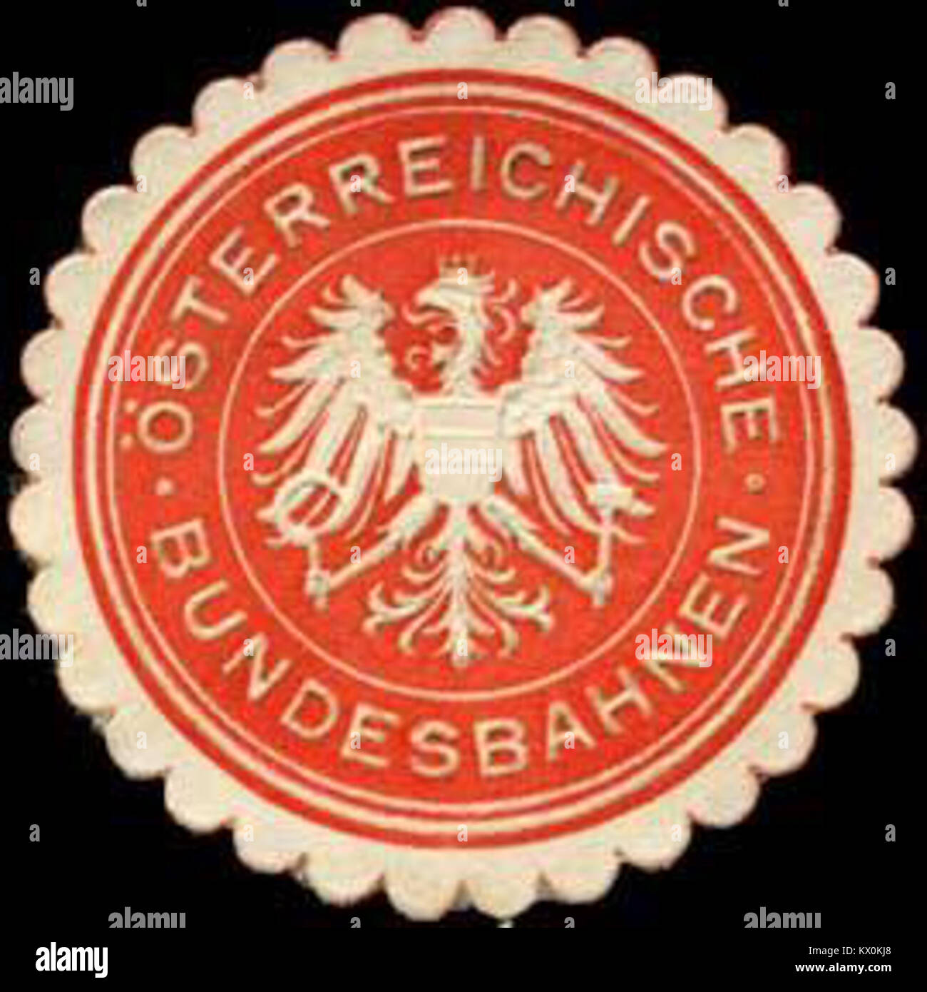 A seal from the Österreichische Bundesbahnen (Austrian Federal Railways ...