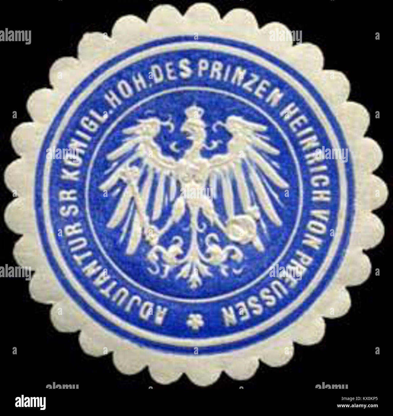 This seal represents the adjutancy of Prince Heinrich of Prussia ...