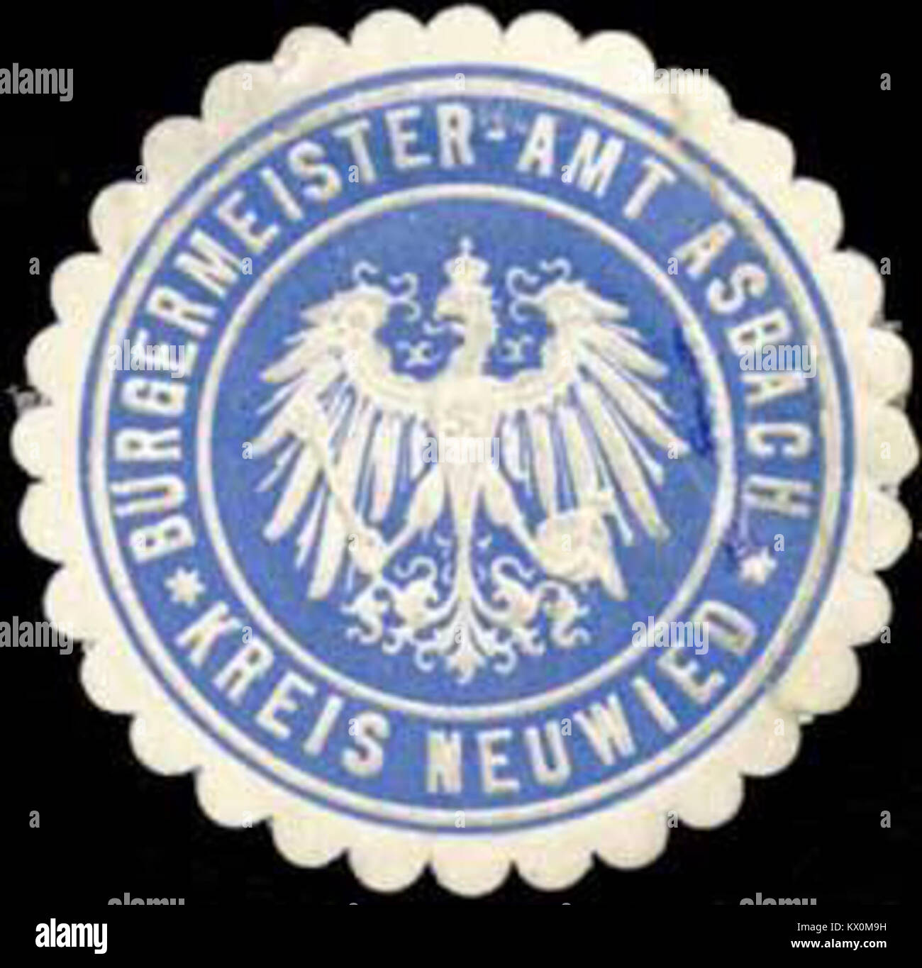 This seal belongs to the Bürgermeister-Amt (Mayor's Office) of ...