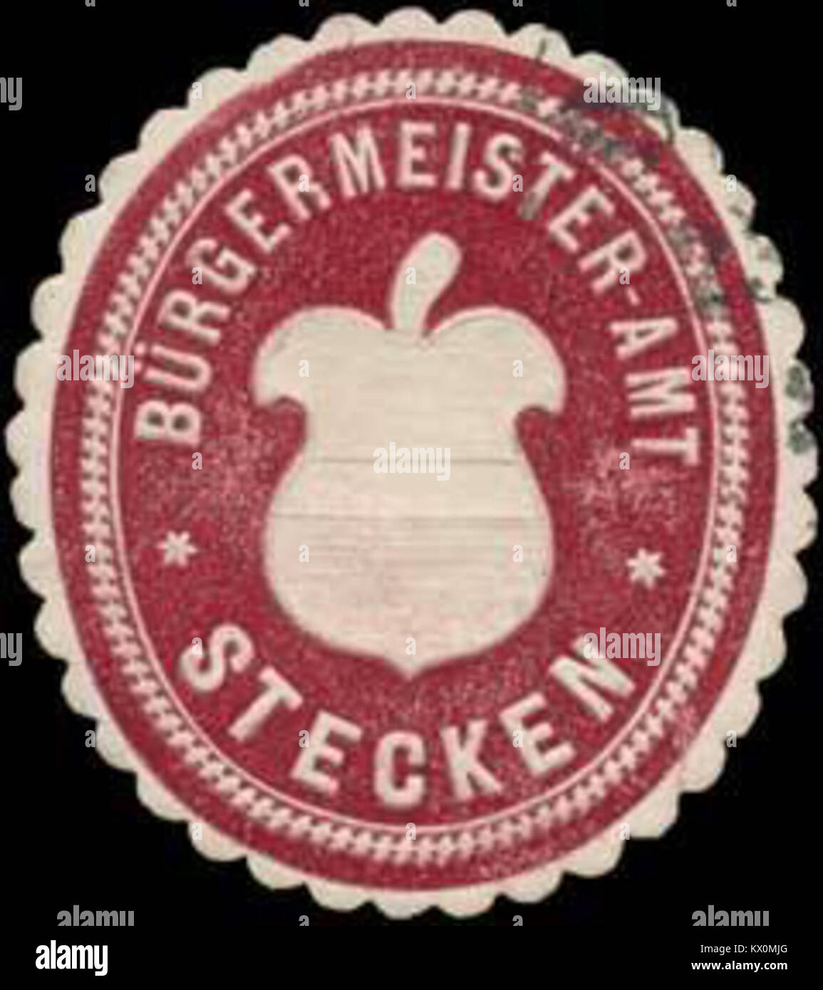 This image depicts a seal mark from the Bürgermeister-Amt (Mayor's ...