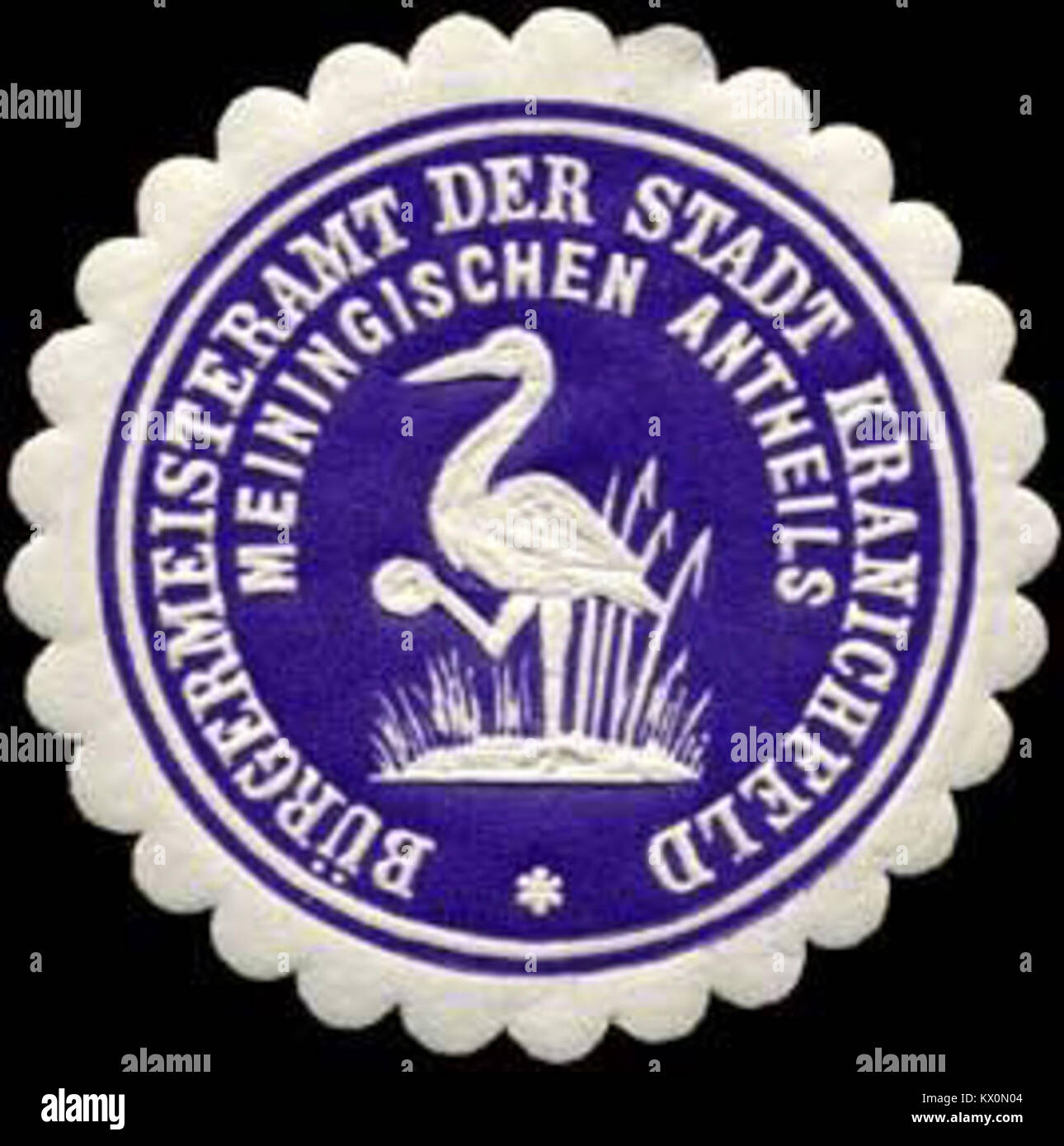 This seal mark represents the Bürgermeisteramt (Mayor's Office) of ...