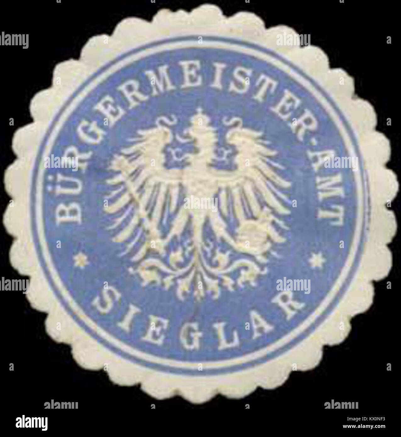 The Sieglar Mayor's office seal is a historical emblem used in official ...