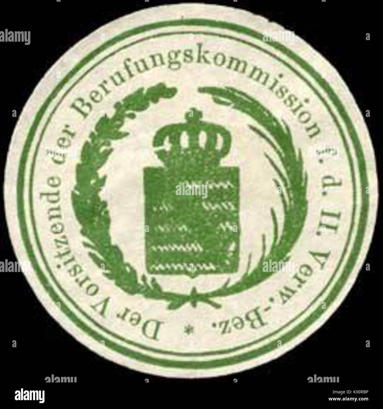 This German seal represents the emblem used by the Chairman of the ...