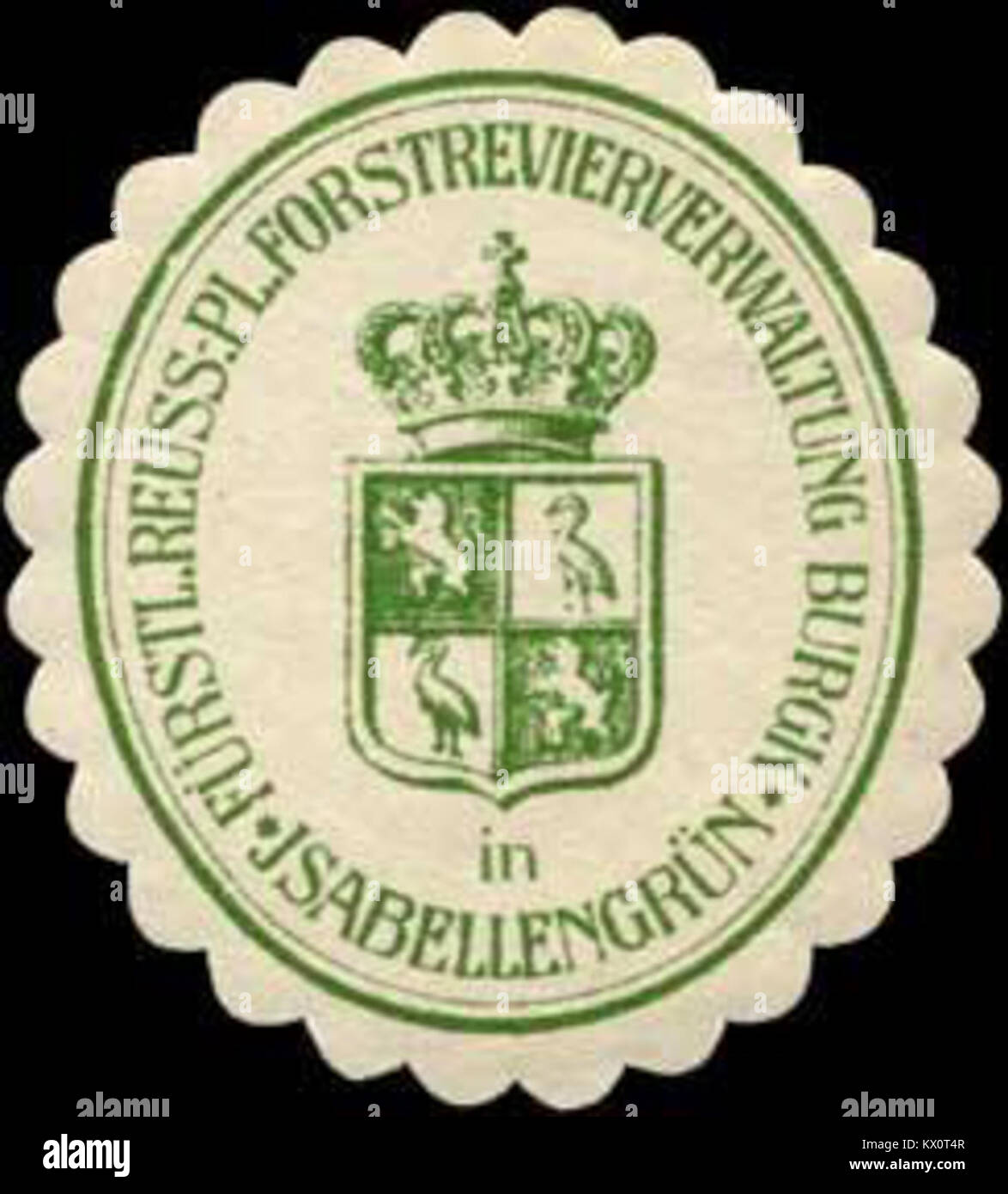 This seal is related to the Forest Management of the Reuss Principality ...