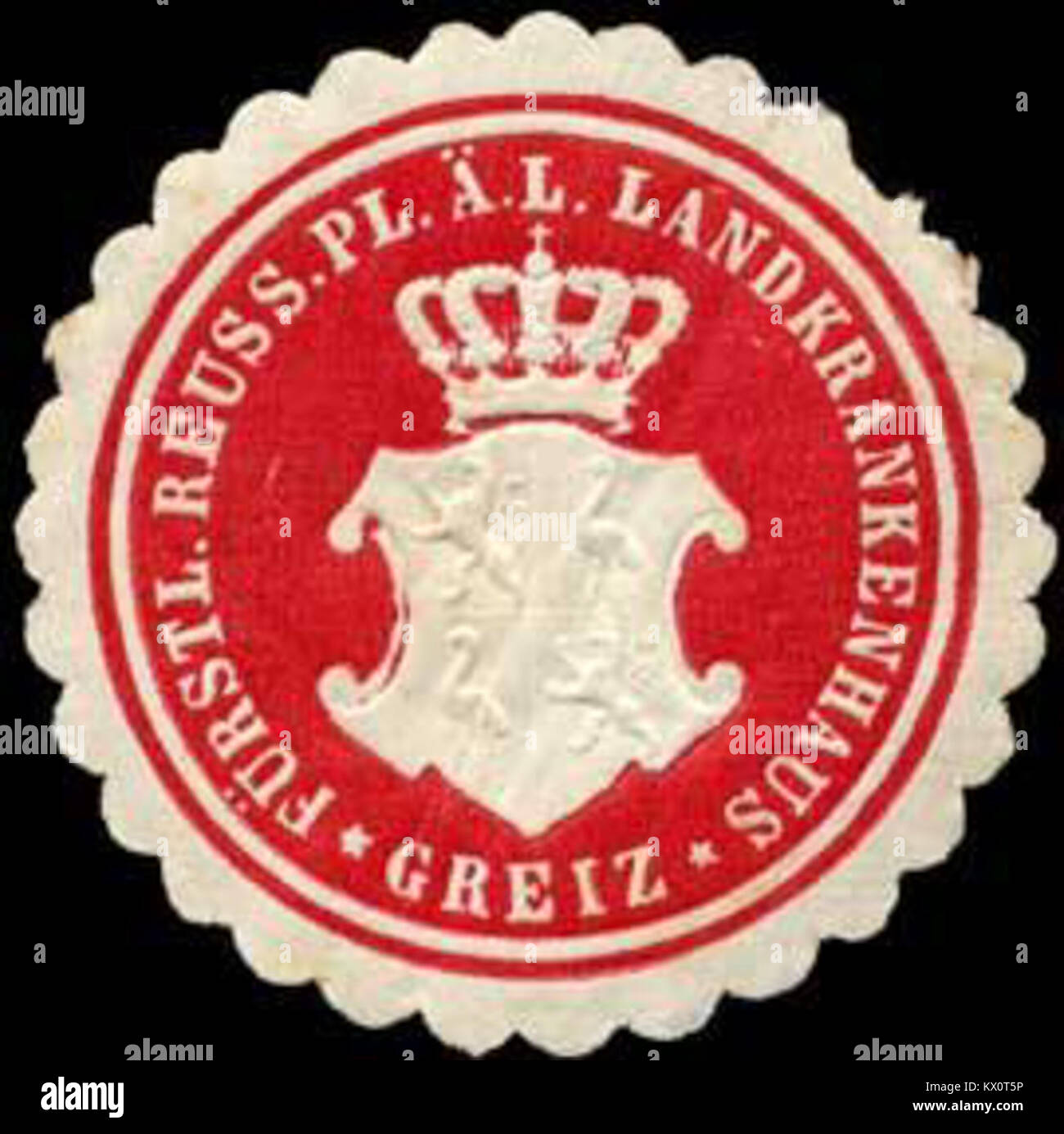 A seal from the principality of Reuss, associated with the ...