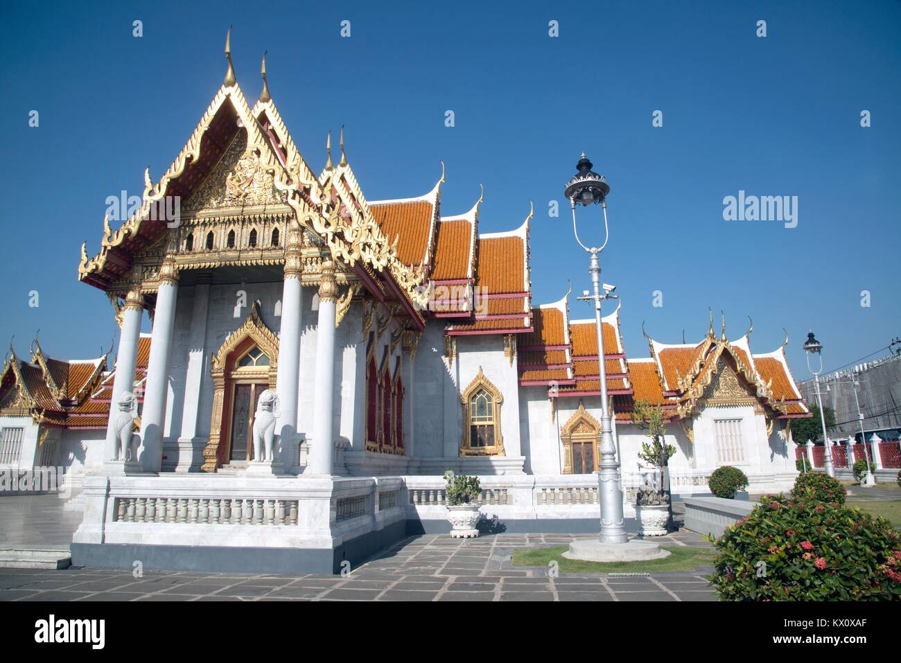 One of Bangkok’s most beautiful temples is the Wat Benchamabophit, also ...