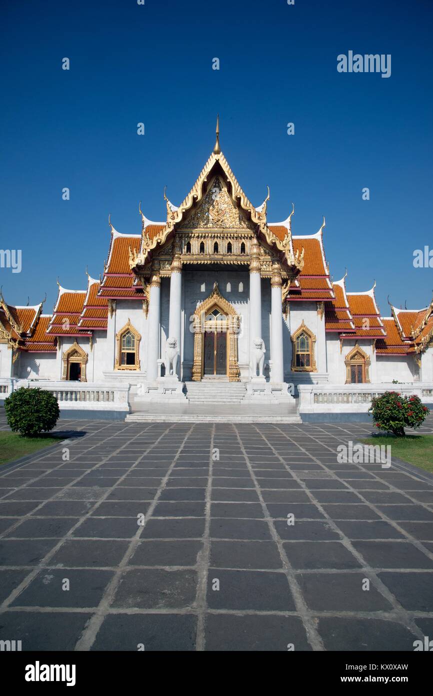 One of Bangkok’s most beautiful temples is the Wat Benchamabophit, also ...