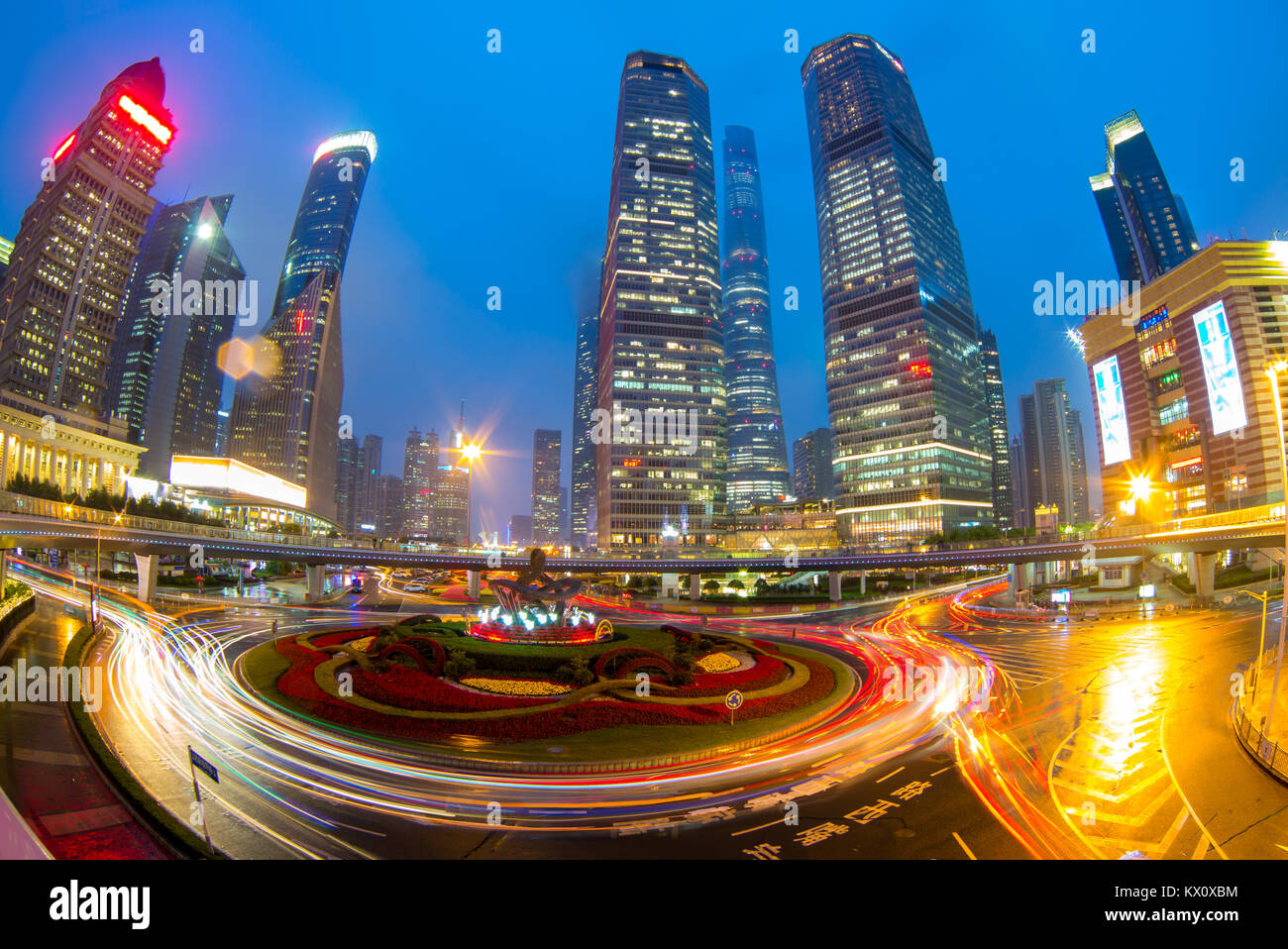 night view of shanghai, china Stock Photo - Alamy