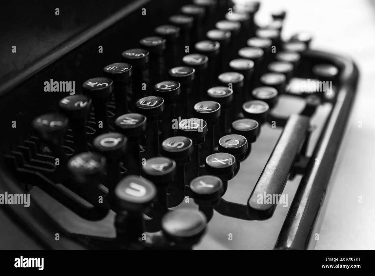 Keyboard used Black and White Stock Photos & Images - Alamy