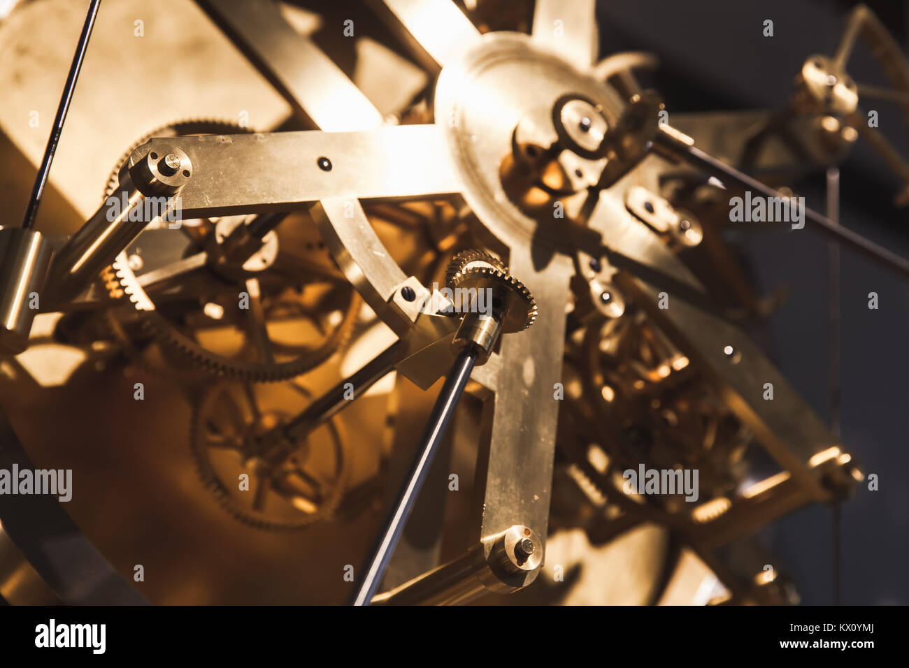 Old clock mechanism hi-res stock photography and images - Alamy