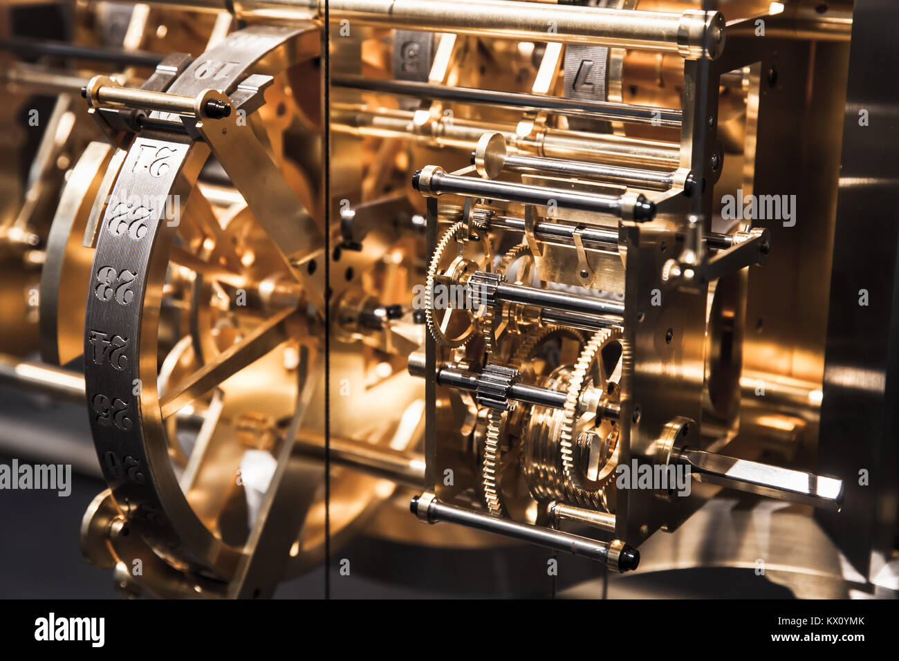 Old clock mechanism hi-res stock photography and images - Alamy