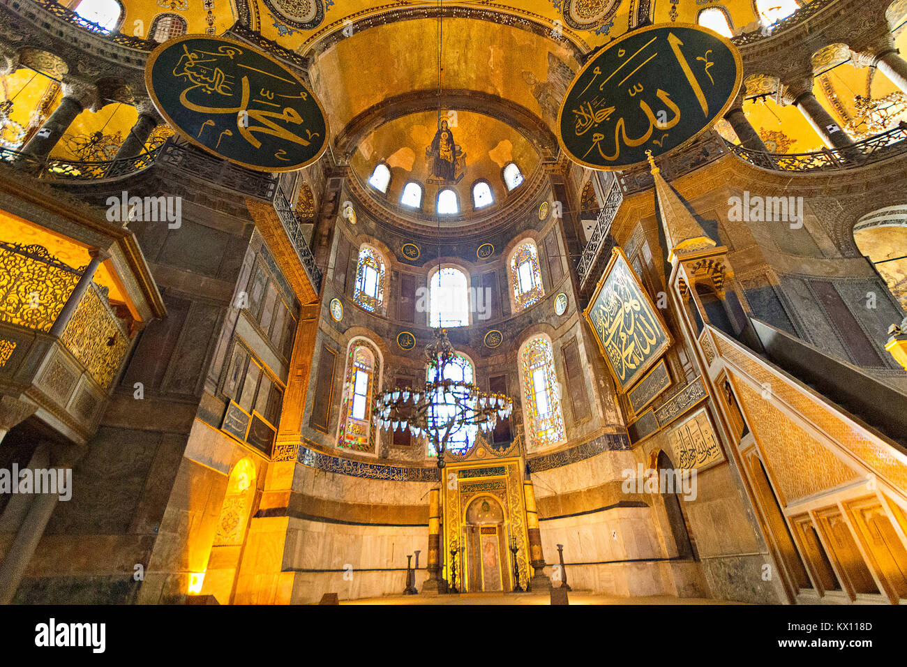 Byzantine cathedral Hagia Sophia, now, converted into a mosque ...
