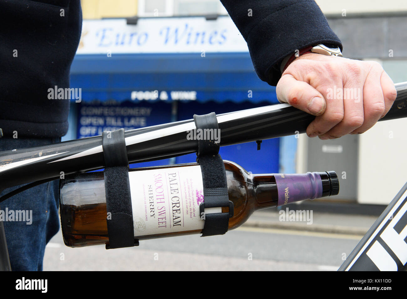 A wacky inventor has launched a product for carrying bottles of booze ...