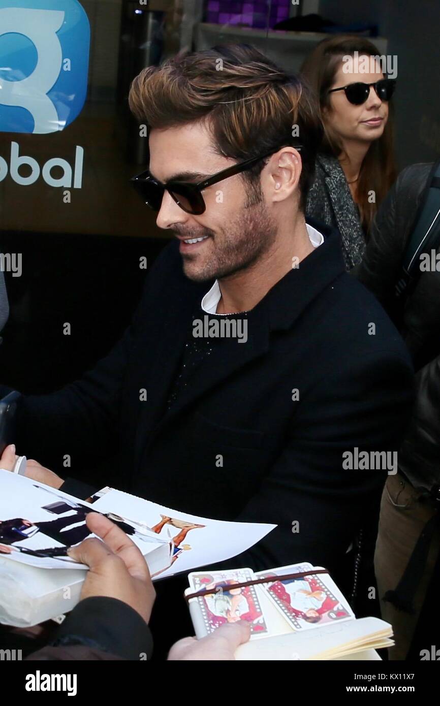 Zac Efron seen leaving Global studios after Capital radio Featuring ...