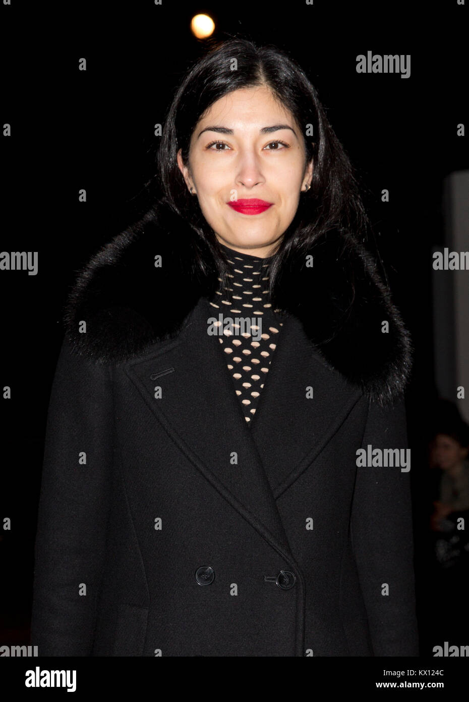 Caroline Issa on the front row during the John Lawrence Sullivan Autumn ...