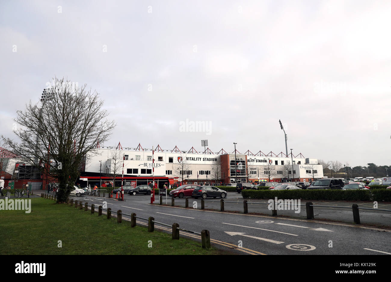 General view of the ground before the FA Cup, third round match at the ...
