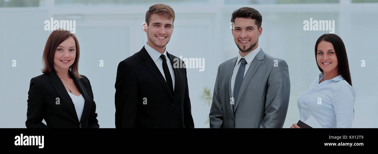 Group of successful business people looking confident Stock Photo - Alamy