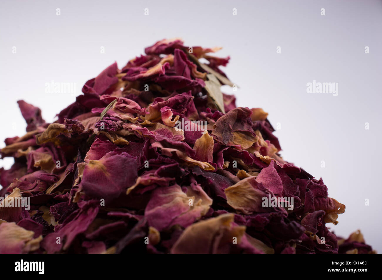 Background of dried rose petals as herbal tea Stock Photo - Alamy