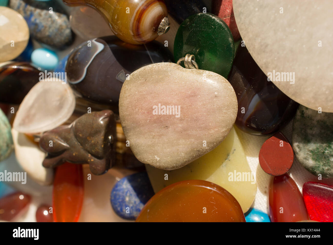 Set of natural mineral gemstones of a certain type Stock Photo - Alamy