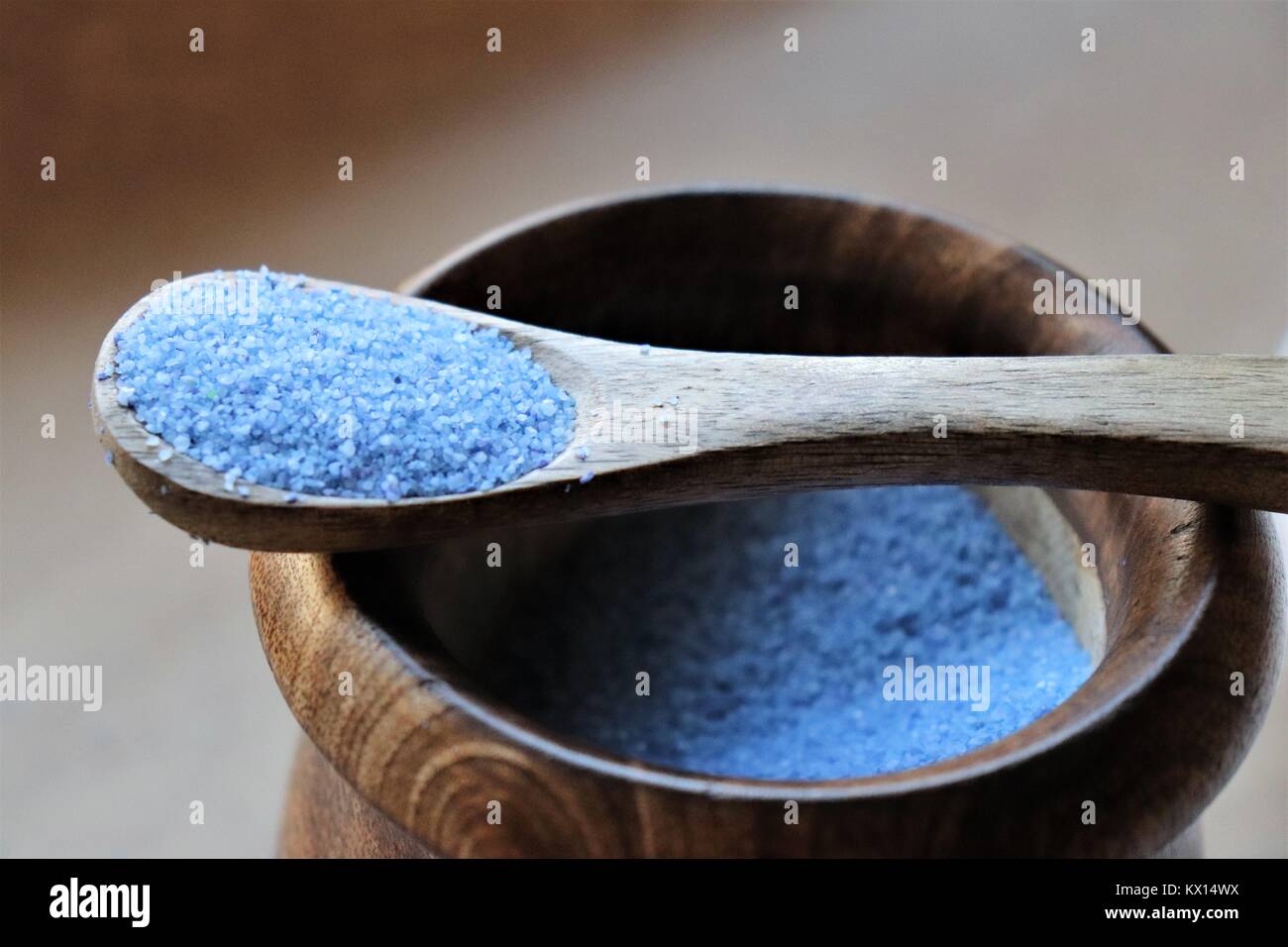 Blue salt container hi-res stock photography and images - Alamy