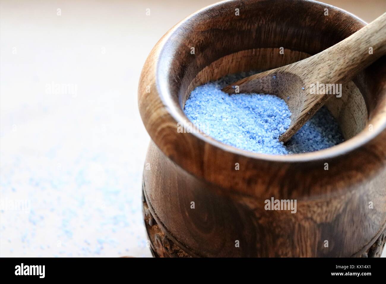 Blue salt container hi-res stock photography and images - Alamy