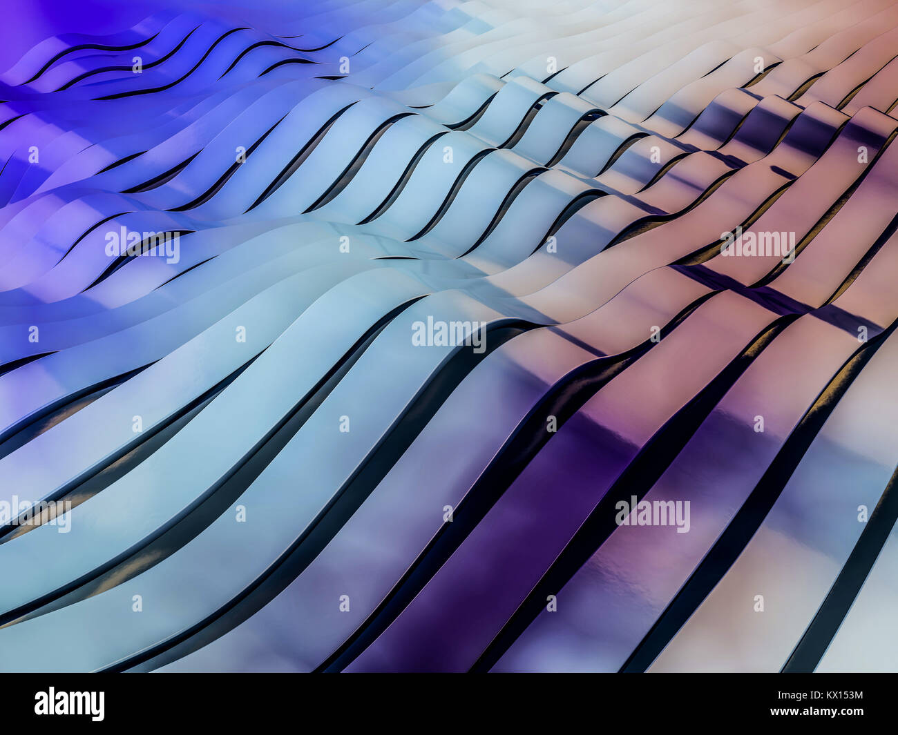 Abstract swirly colorful shape background. 3D rendering Stock Photo - Alamy