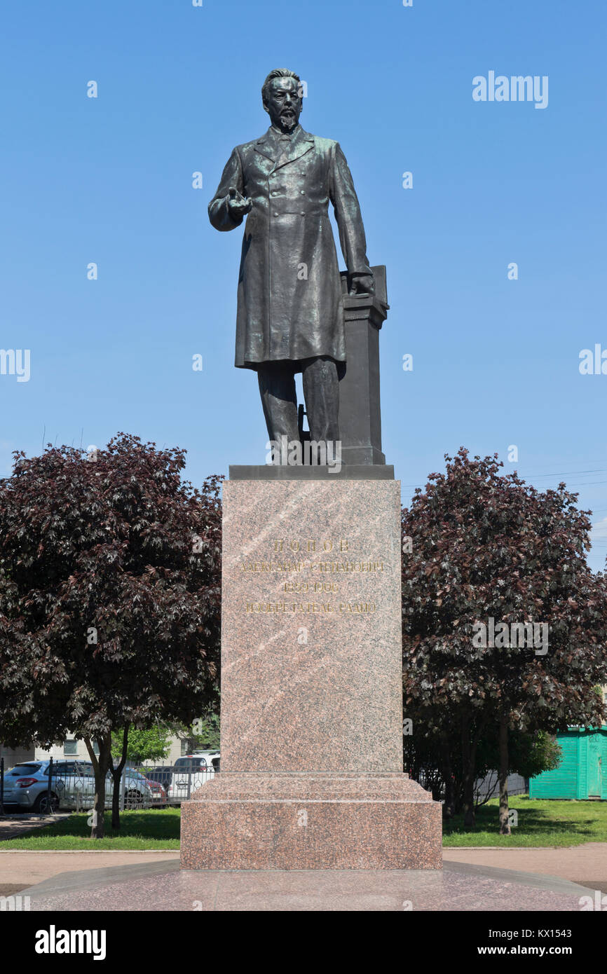 St. Petersburg, Russia - June 17, 2017: Monument to Alexander ...