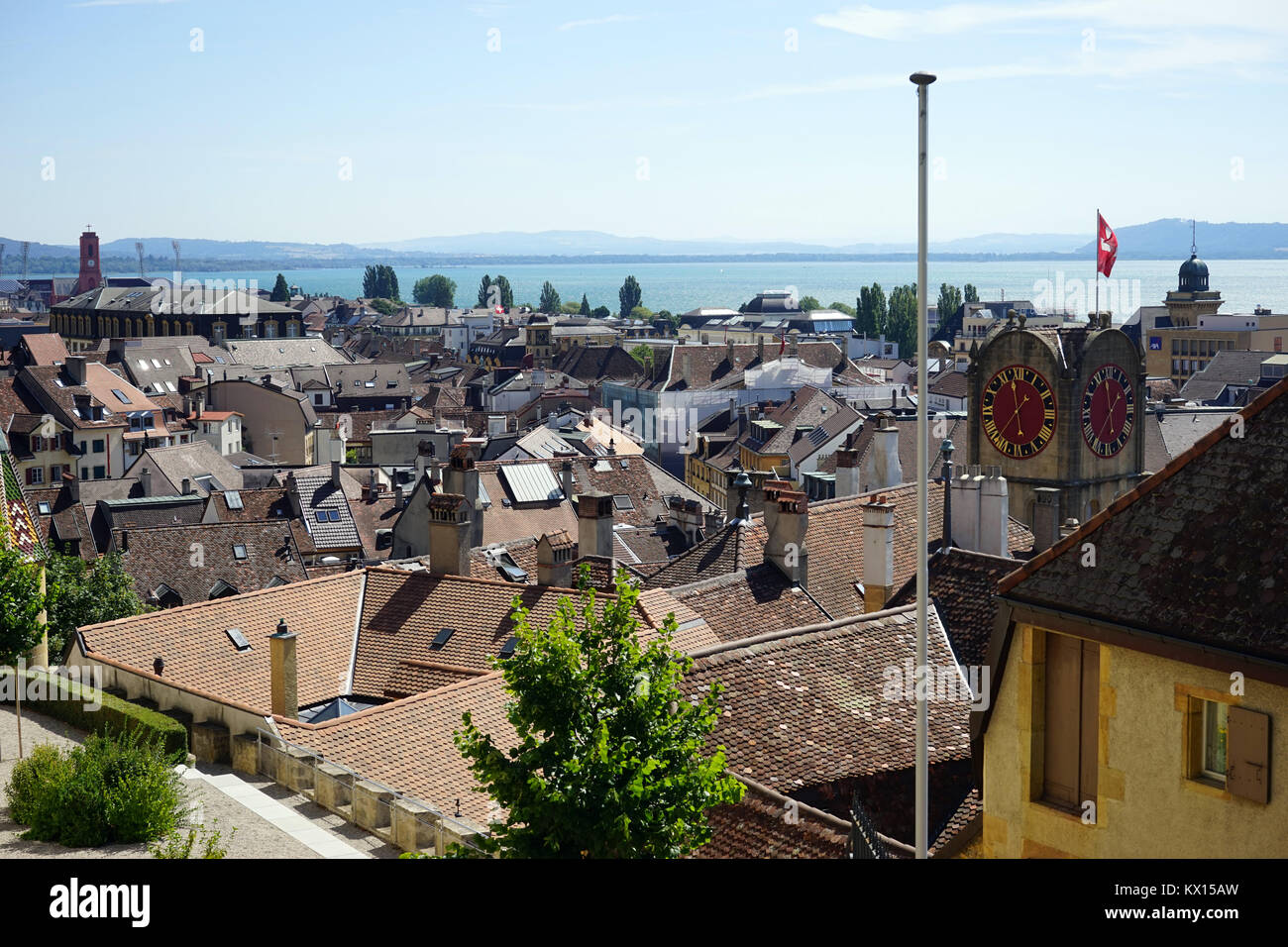Neuchatel flag hi-res stock photography and images - Alamy