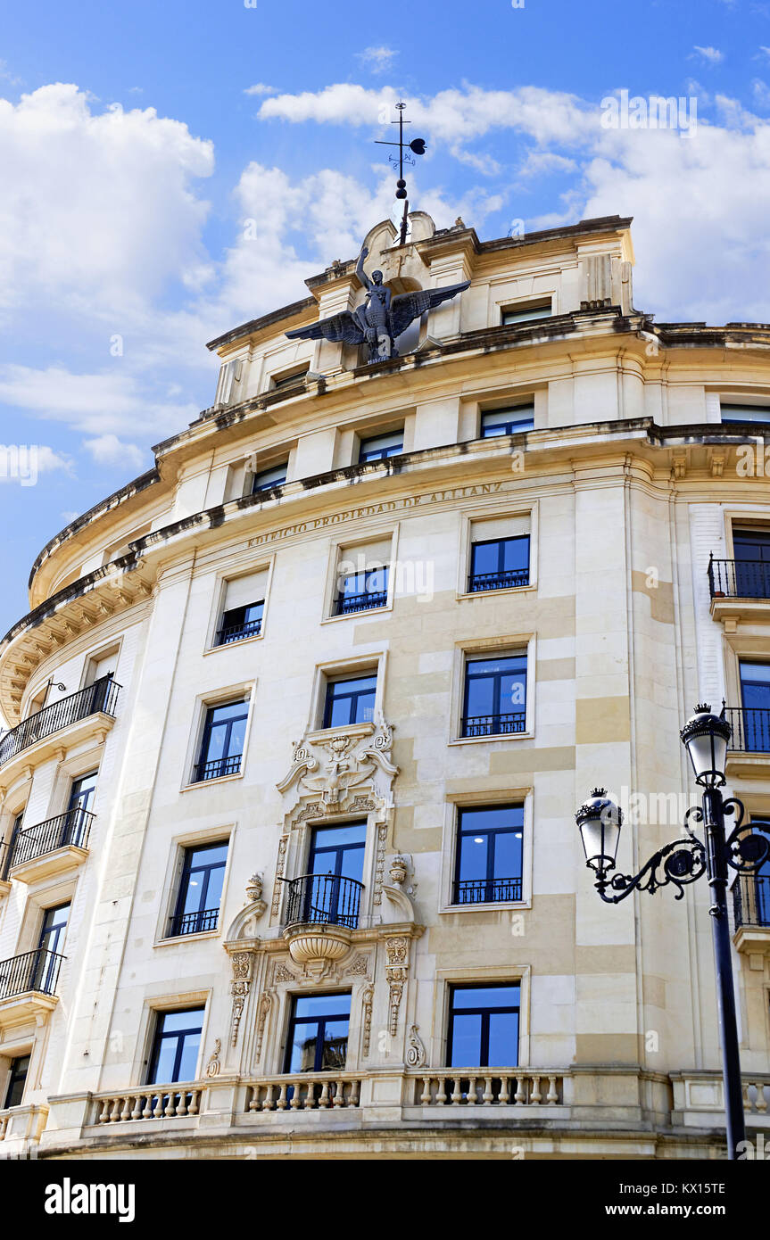 Historic buildings and monuments of Seville, Spain. Architectural ...