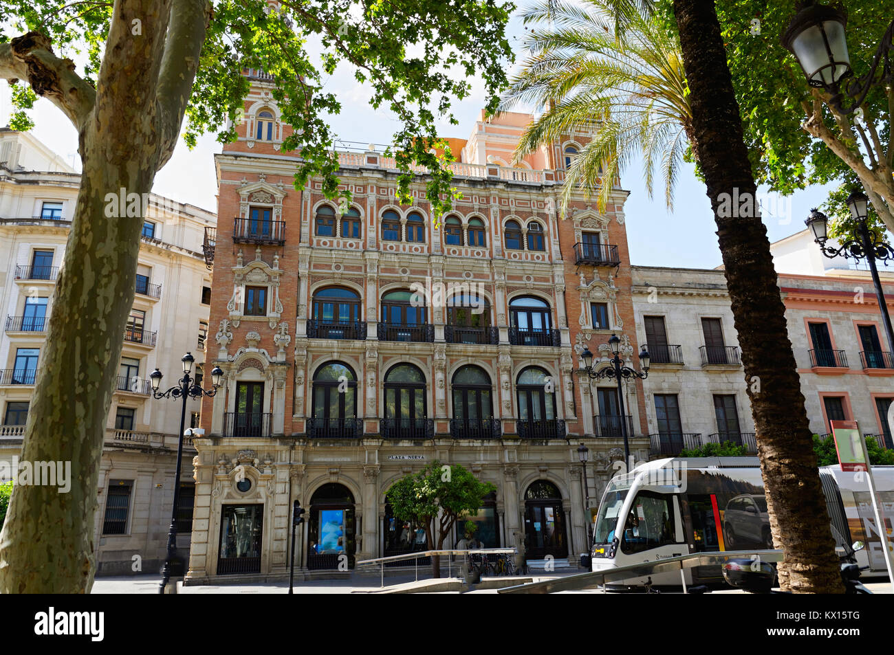 Historic buildings and monuments of Seville, Spain. Architectural ...