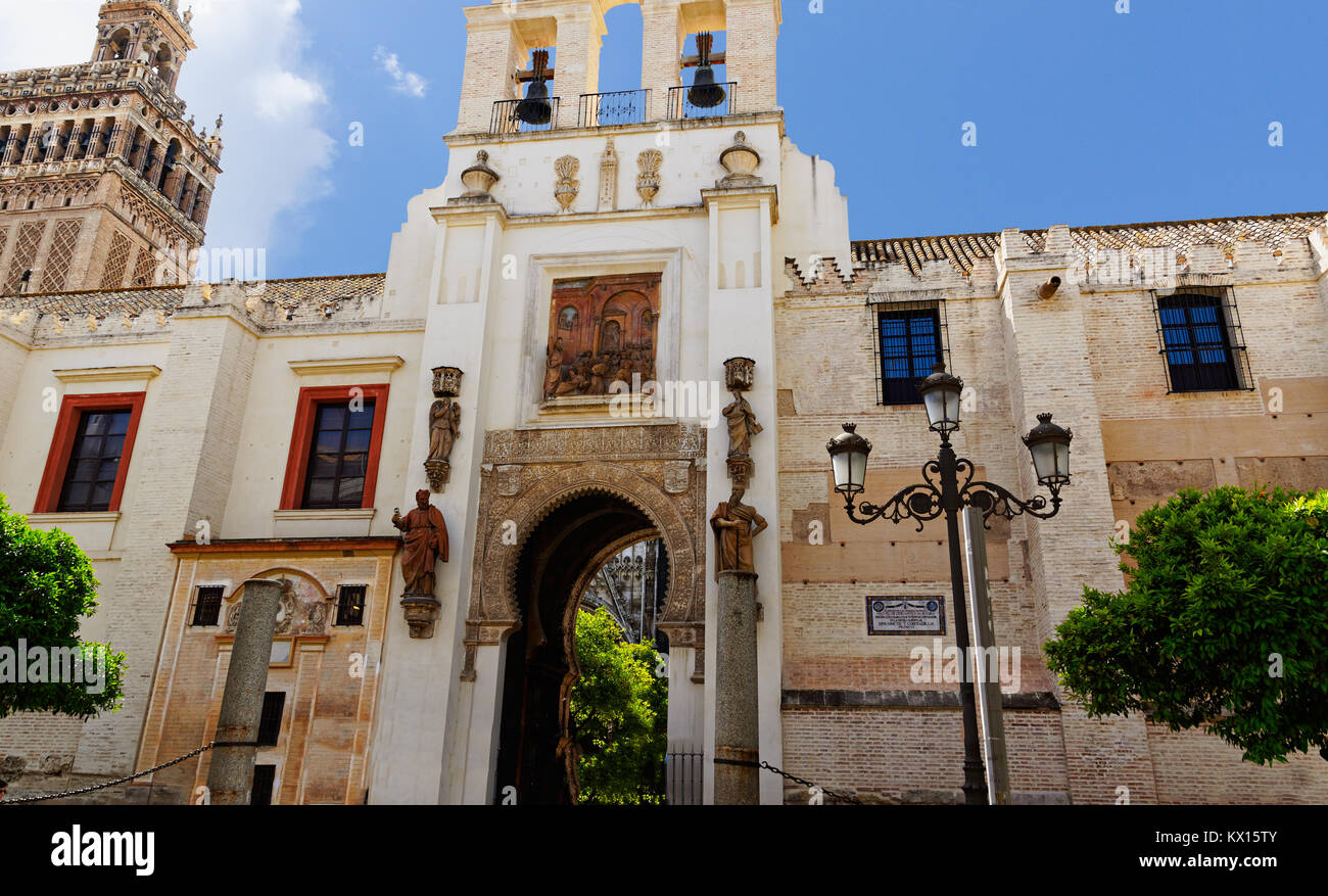 Historic buildings and monuments of Seville, Spain. Architectural ...