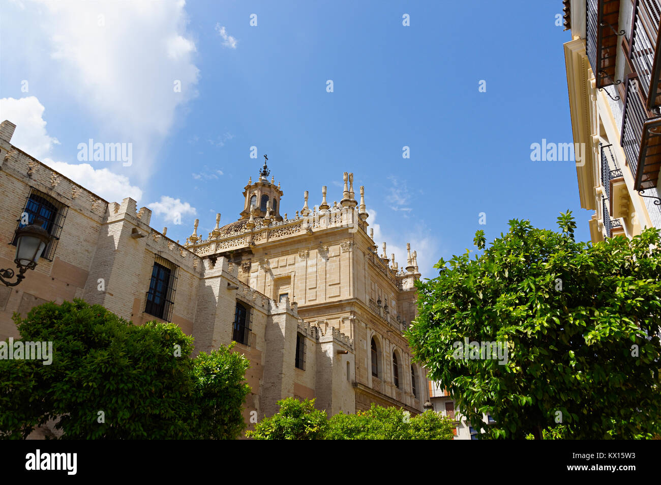 Historic buildings and monuments of Seville, Spain. Architectural ...