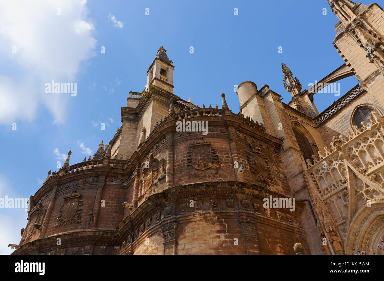 Historic buildings and monuments of Seville, Spain. Architectural ...